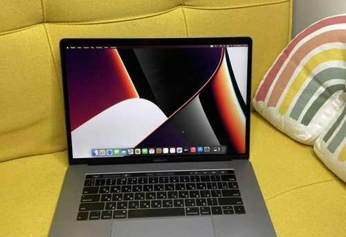 MacBook Pro 15 (2018), 512 ГБ, Core i7, 2.2 ГГц, RAM 32 ГБ, Radeon Pro 555X 4 ГБ