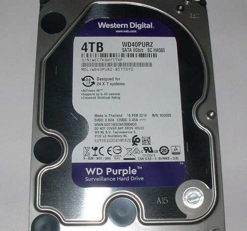 Western digital 4 тб внутренний жесткий диск