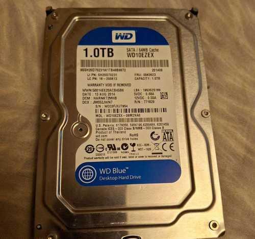 Жесткий диск Western Digital WD Blue 1 TB WD10ezex