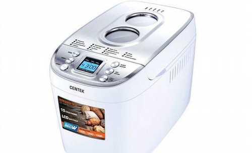 Хлебопечка centek CT-1415, white Новая дисконт