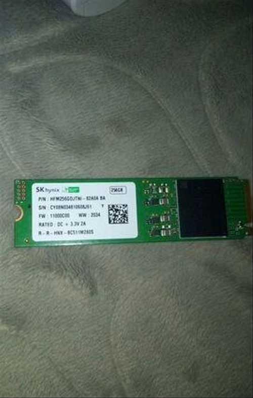 SSD Hynix 256gb (m2 NVMe)