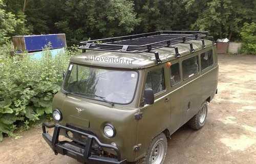 Багажник риф УАЗ Буханка 1350x3260 RIF452-roof3260