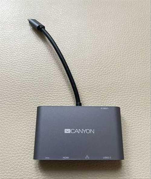 USB-концентратор Canyon 5-в-1 USB Type C