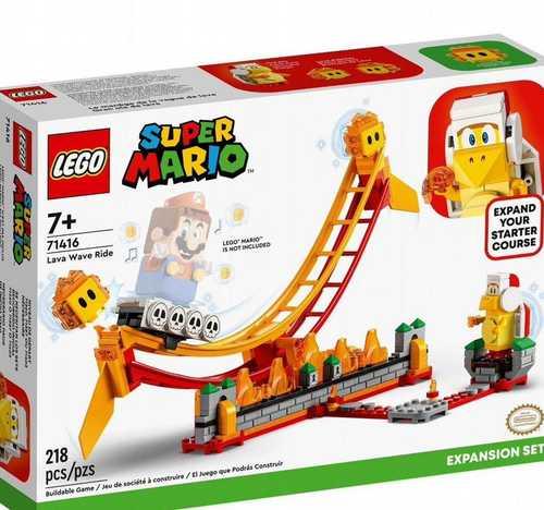 Lego Super Mario 71416 Поездка на лавовой волне