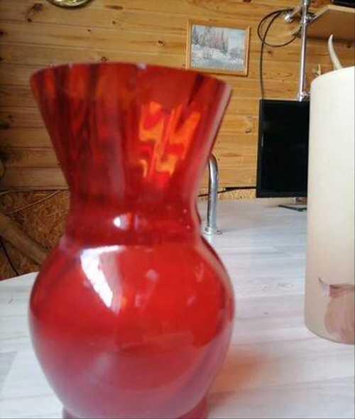Старинная ваза стекло СССР