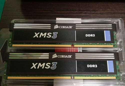 Оперативная память Corsair XMS3ddr3, 4Gb, 1600MHz