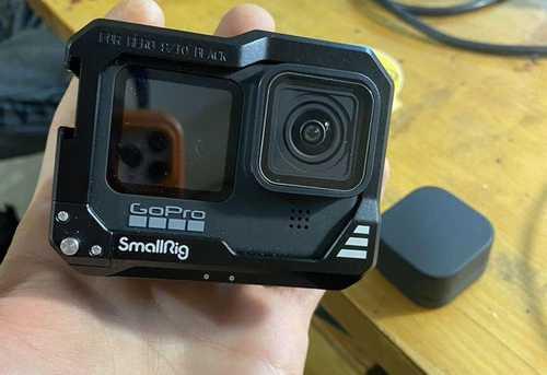 Экшн камера GoPro Hero 9 + клетка small rig
