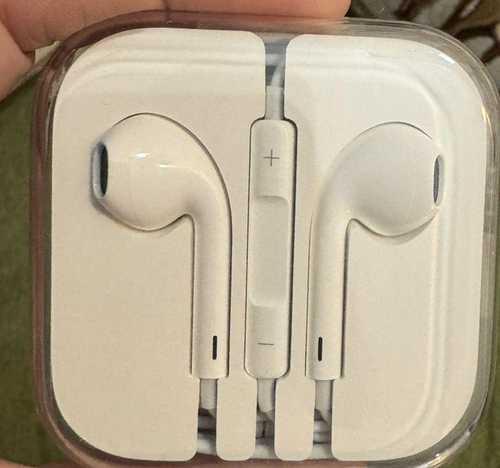 Новые наушники apple earpods 3.5 мм проводные