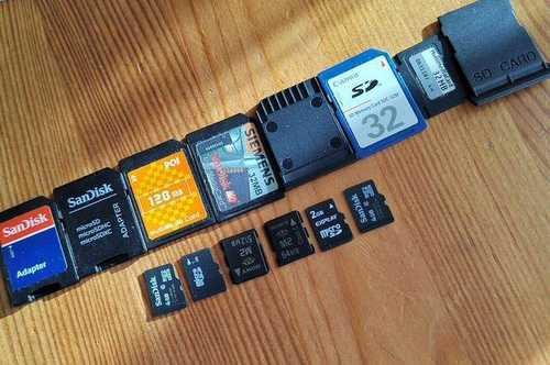За шоколадку SD, Micro SD, adapter, заглушки