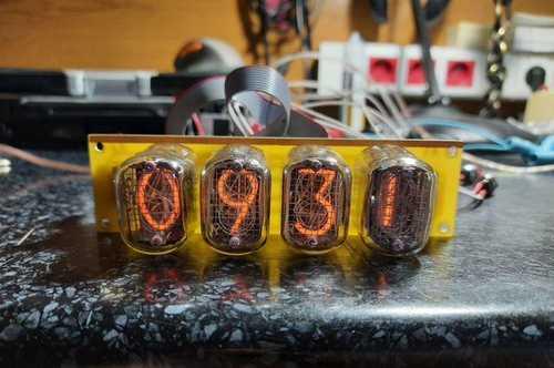 Nixie clock - часы на ин-12 с приемником укв