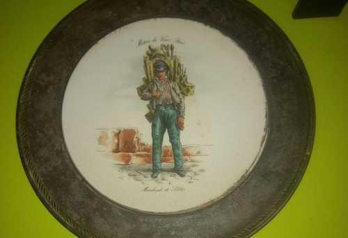 Настенная тарелка Франция в коллекцию