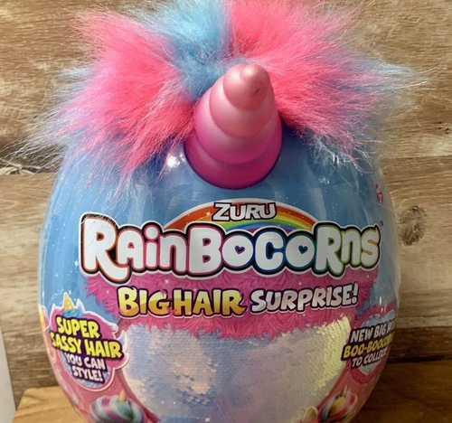 Мега-яйцо Zuru Rainbocorns Big Hair 37 см