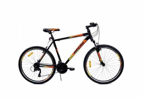 Велосипед 26" Десна-2610 V Темно-серый оранжевый