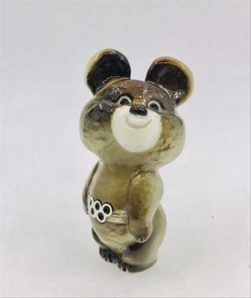 Олимпийский мишка СССР Винтаж 1980 г 11,5 см