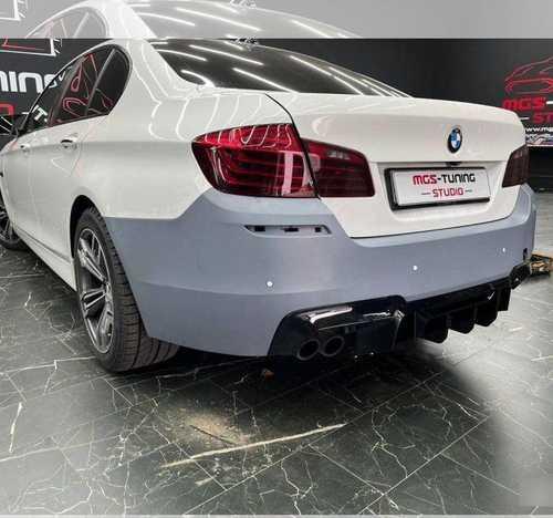 Диффузор стиль M5 Competition BMW 5 серия F10 ф10