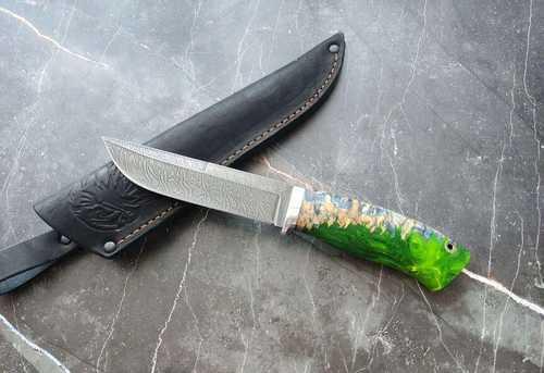 Нож Скорпион, дамасская сталь