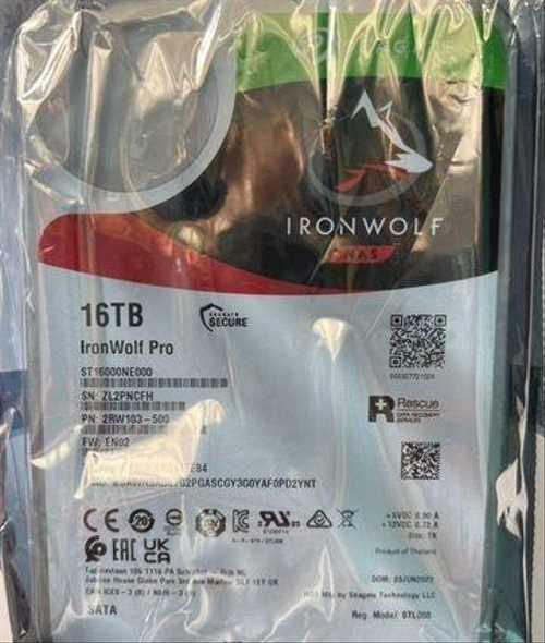 Seagate IronWolf Pro 16TB ST16000NE000