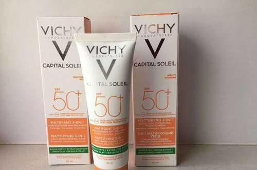 Vichy Capital Soleil матирующий крем 3-В-1 SPF50+