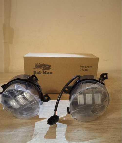 Led птф Volkswagen polo vw туманки фары salman