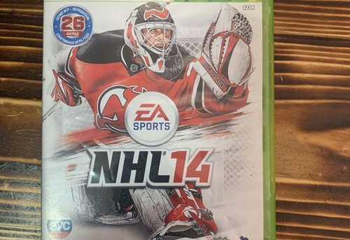 NHL 14 диск xbox 360