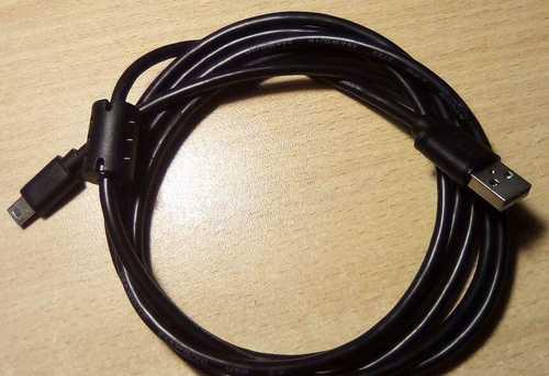 Кабель miniUSB - USB 2.0 (28AWG/1P - 24AWG/2C)