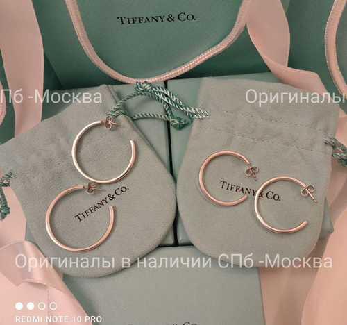 Tiffany Серьги Оригинал Новые