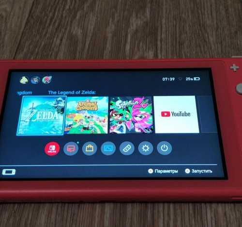 Nintendo switch lite с играми