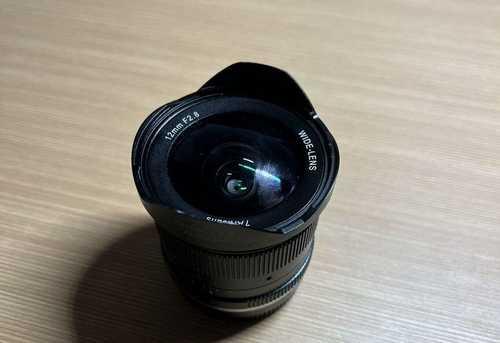 Объектив 7artisans 12mm F2.8 FX Mount