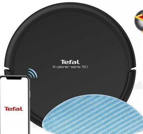 Робот-пылесос Tefal X-plorer Serie 50 RG7365WH Black