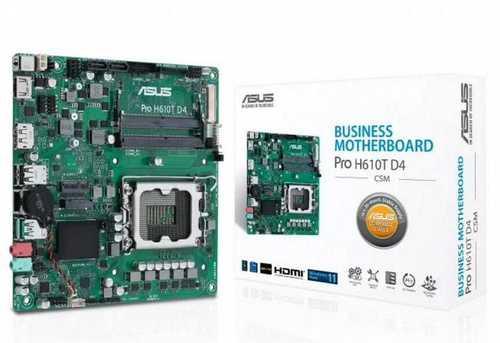 Материнская плата Asus PRO H610T D4-CSM, LGA1700