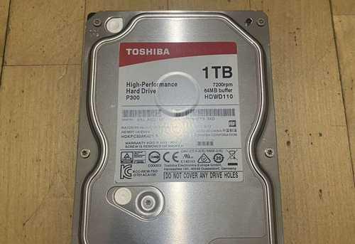 Жесткий диск Toshiba 1Tb 2017 год