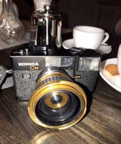 Плёночный фотоаппарат Konica c35 fisheye