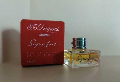 Миниатюра мужского парфюма S.T. Dupont Signature