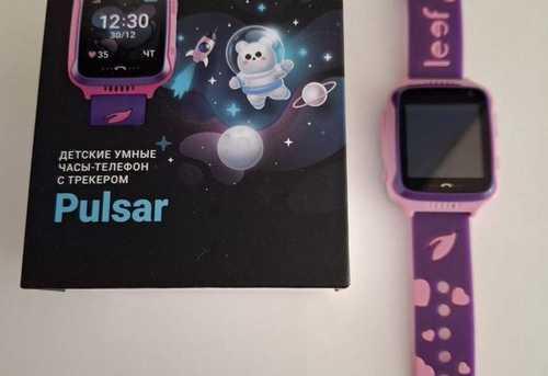 Детские умные часы с телефоном Leef Pulsar