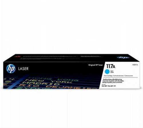 Тонер-картридж голубой W2071A (№117A) для HP Color
