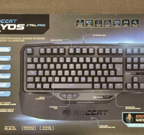 Механическая клавиатура Roccat Ryos TKL Pro