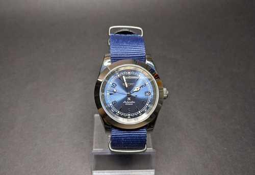 Механические часы Seiko "Alpinist blue mod " Хомаж