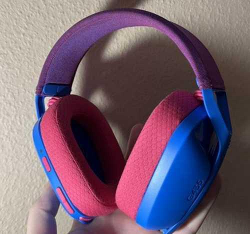 Logitech G435 Lightspeed Blue and Raspberry