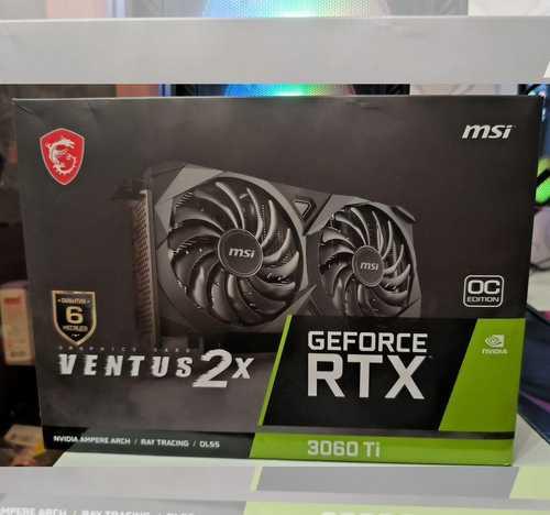 Видеокарта rtx 3060ti msi