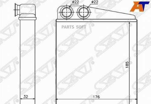 Радиатор печки audi A3/S3 03/TT 06/seat altea/tole