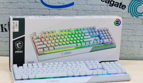 Игровая клавиатура MSI Vigor GK30 Белая