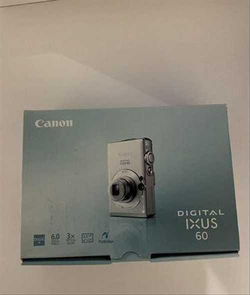 Фотоаппарат Canon digital Ixus 60