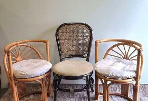 Садовая мебель из ротанга, стулья