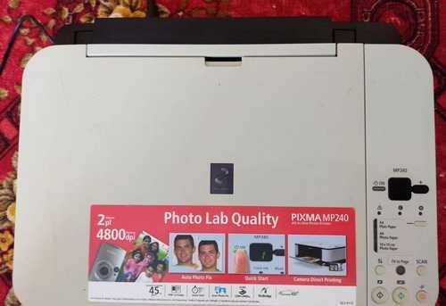 Цветной струйный принтер pixma MP240