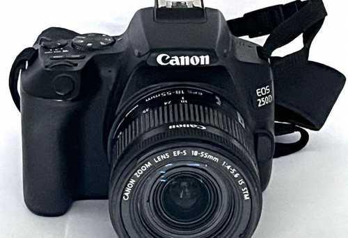 Зеркальный фотоаппарат Canon EOS 250D(пк, б/ч)
