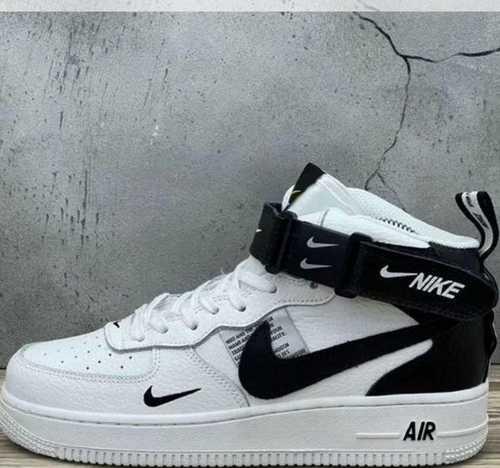 Nike air force 1 high зимние кроссовки