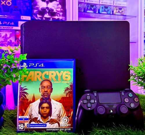 Sony PlayStation 4 Slim   50 игр   Far cry 6