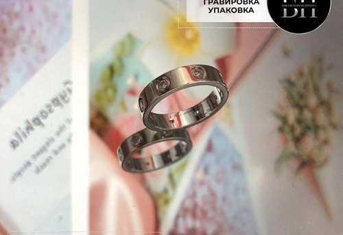 Обручальное кольцо Cartier Love, 8 бриллиантов 0,2