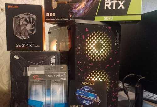 Игровой пк RTX 3070 и Ryzen 5 5600 / NVMe / 600W