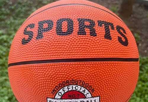 Баскетбольный мяч sports размер 7 оранжевый